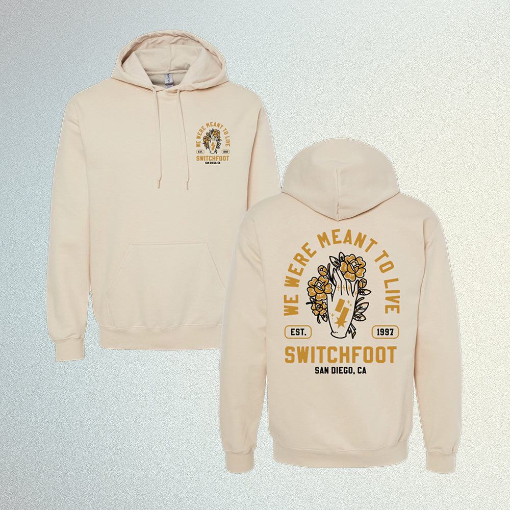 Meant To Live Hoodie (Cream) – SWITCHFOOT MERCH